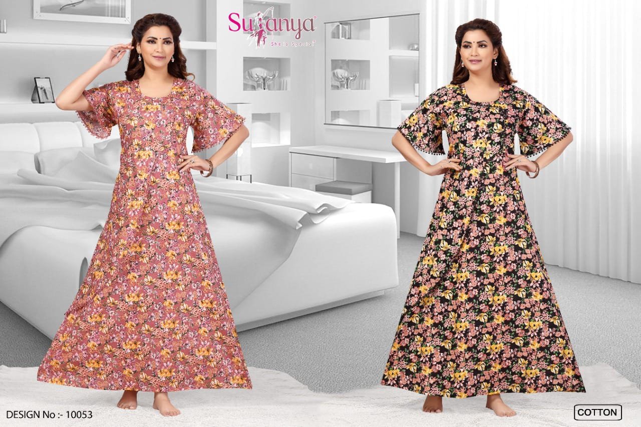 10053 Cotton Aline Nighties