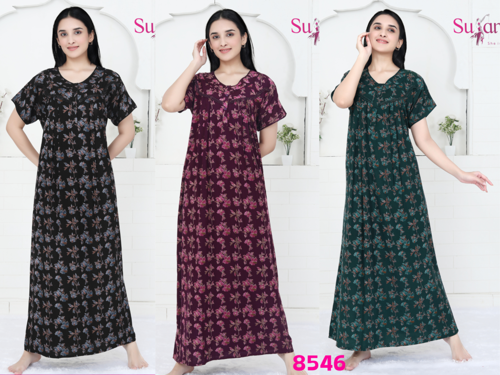 8546 Alpine Pleated Nighties
